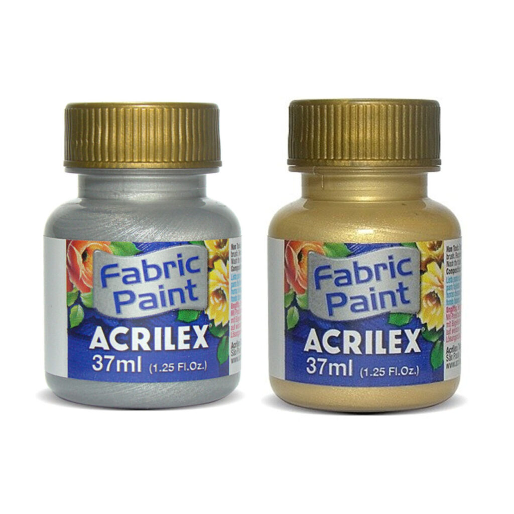 Acrilex Fabric Metallic Paint – Artzmania