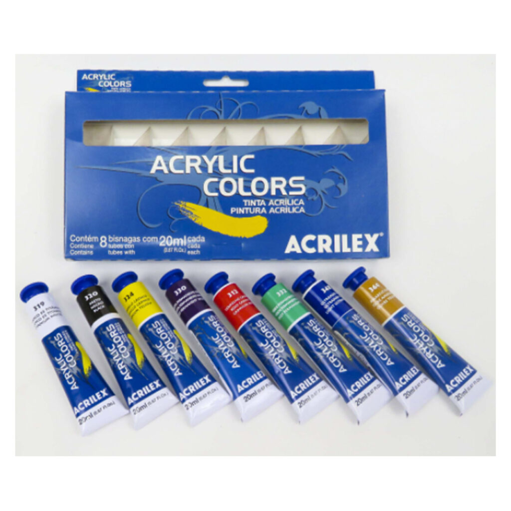Acrilex Acrylic Tube Colours (Set of 8) – Artzmania