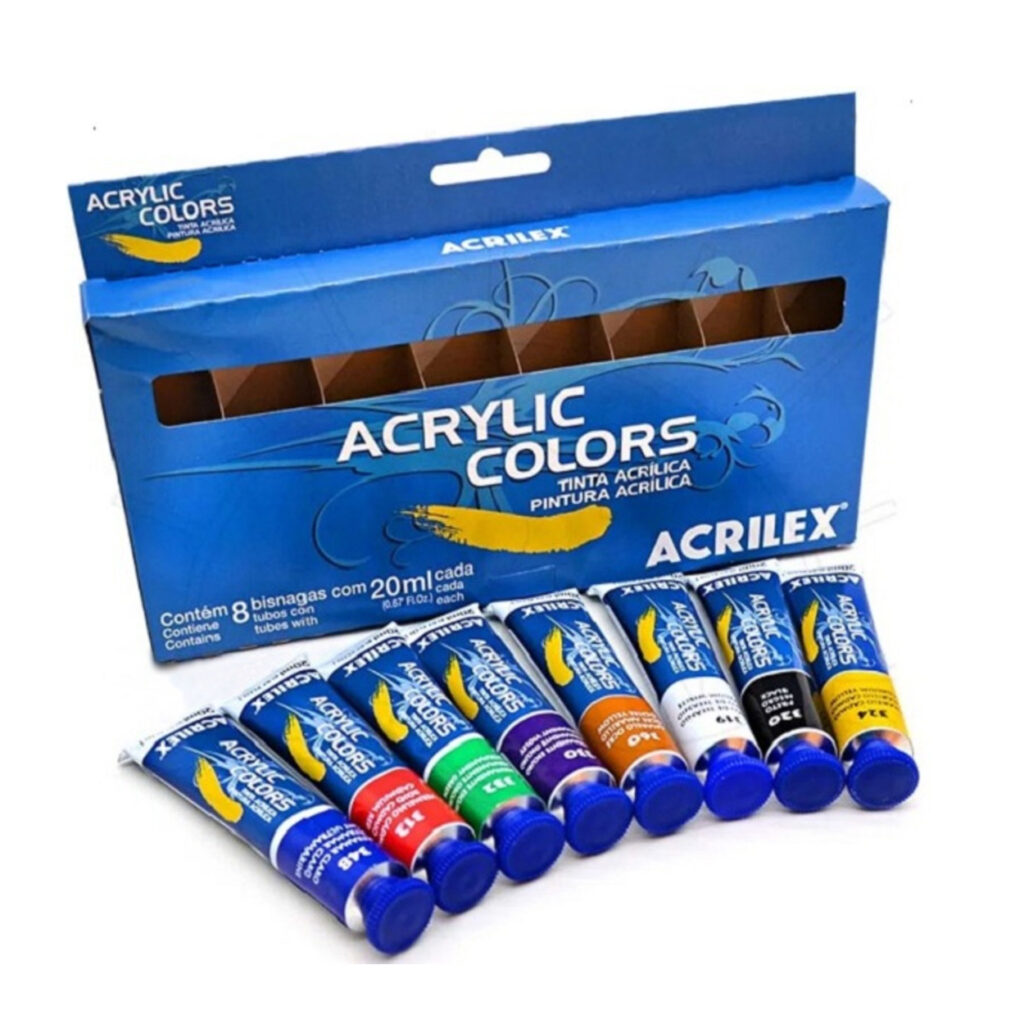 Acrilex Acrylic Tube Colours (Set of 8) – Artzmania