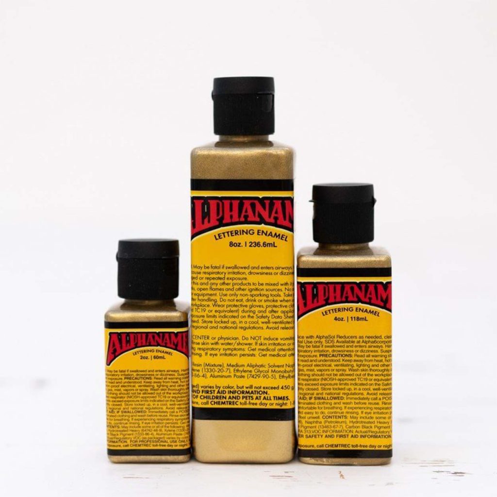 Alphanamel Metallic – Enamel Paint 2.5oz – Artzmania